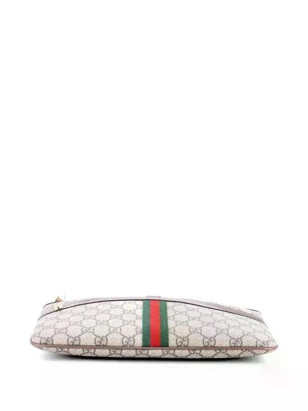 Gucci Ophidia Gg Coated Canvas Large Clutch Bag