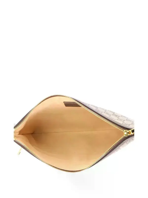 Gucci Ophidia Gg Coated Canvas Large Clutch Bag