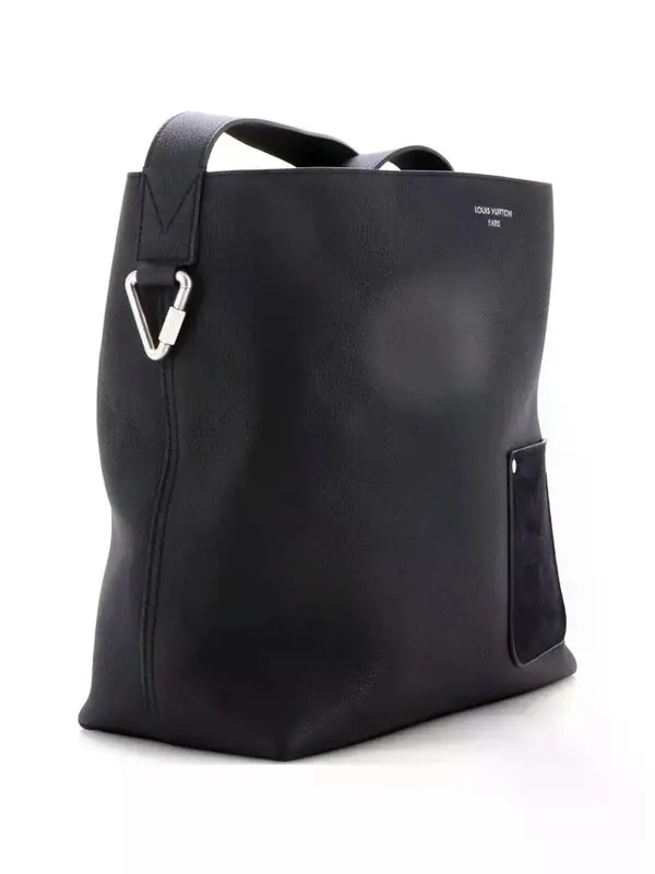 LOUIS VUITTON Verso Touch Calfskin And Suede Hobo Bag