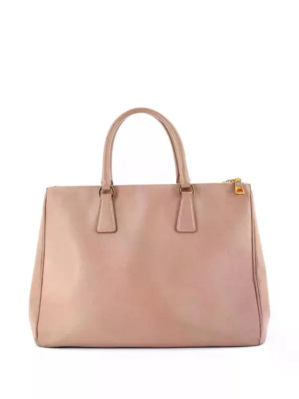 Prada Saffiano Leather Large Tote Bag - Neutrals