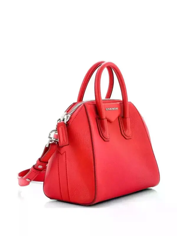 Givenchy Antigona Leather Mini Crossbody Bag - Red