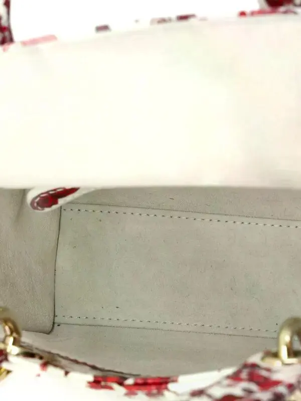 Dior Lady Bag Printed Leather Small Satchel - Multicolour
