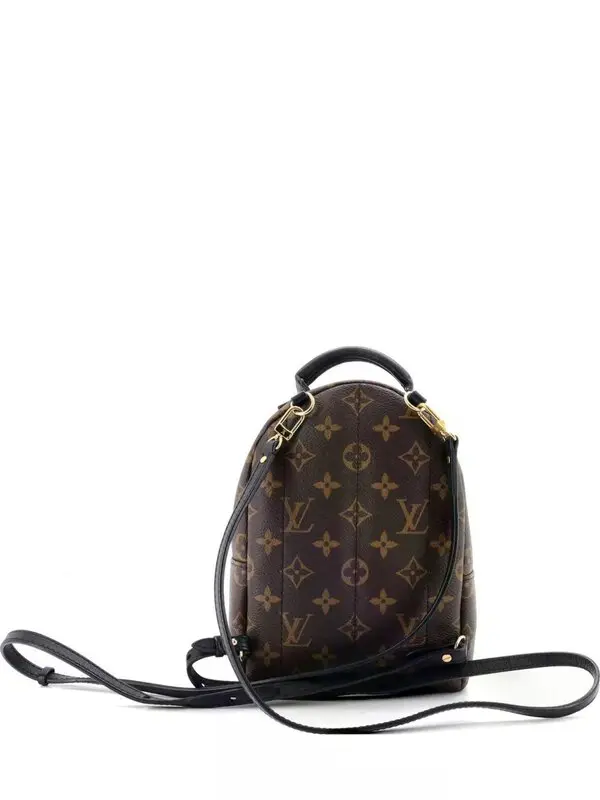 LOUIS VUITTON Palm Springs Monogram Canvas Mini Backpack - Brown
