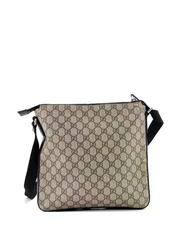 Gucci Gg Coated Canvas Medium Messenger Bag