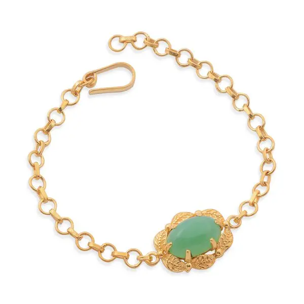 EMMA CHAPMAN JEWELS Tashi Chrysoprase Bracelet - Green