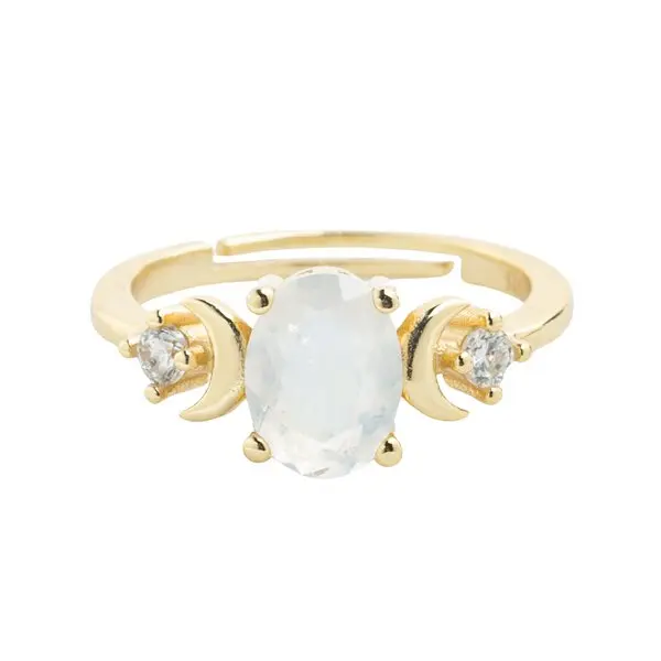 STARFISH PROJECT Starlight Moonstone Ring - Gold