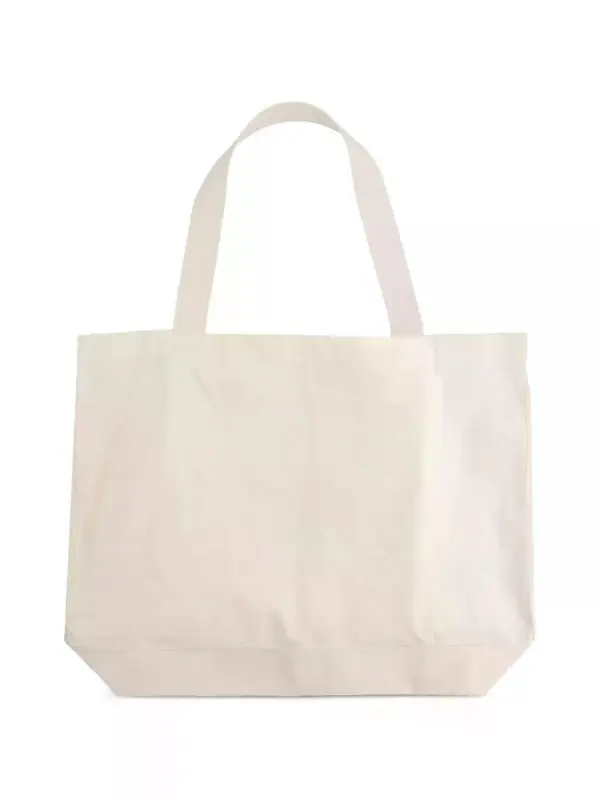 Maison Kitsuné Logo Print Tote Bag - Neutrals