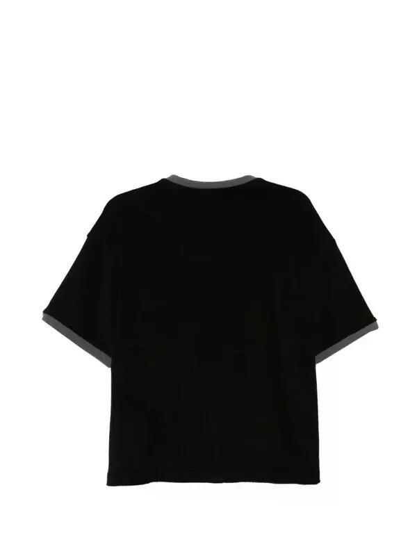 We11Done Teddy Bear Print T-shirt - Black