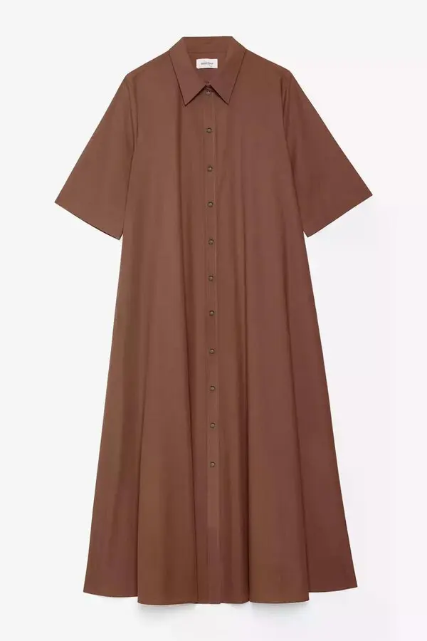 OTTOD'AME Short Sleeve Shirt Dress