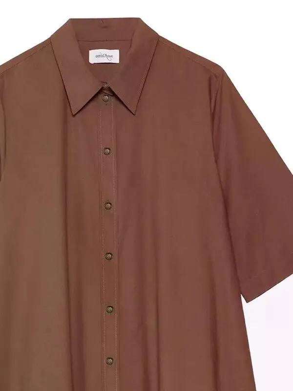 OTTOD'AME Short Sleeve Shirt Dress