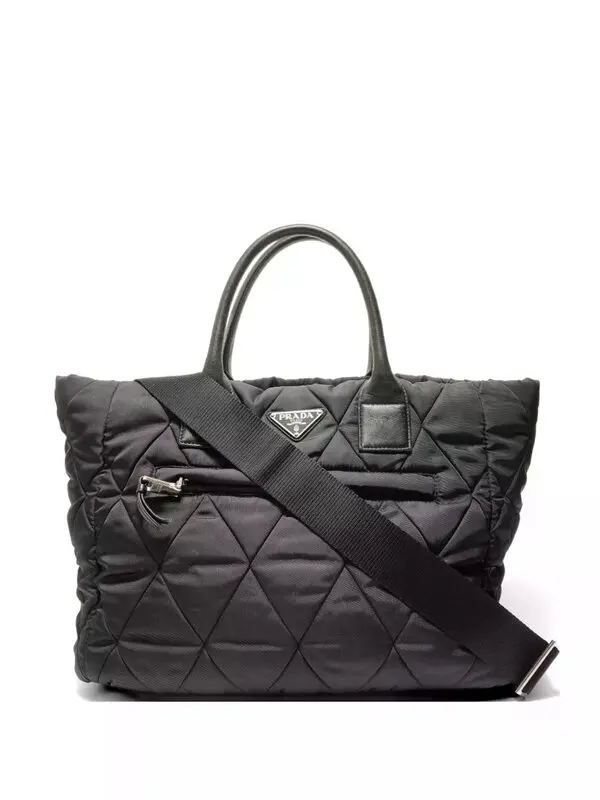 Prada Tessuto Quilted Tote Bag