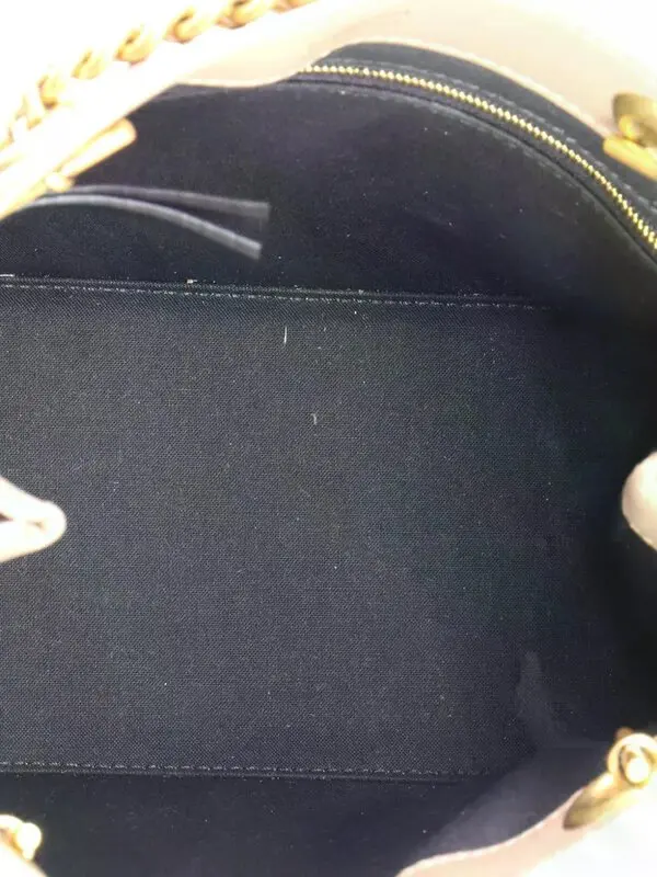 Balenciaga Duty Free Chain Leather Small Tote Bag - Neutrals
