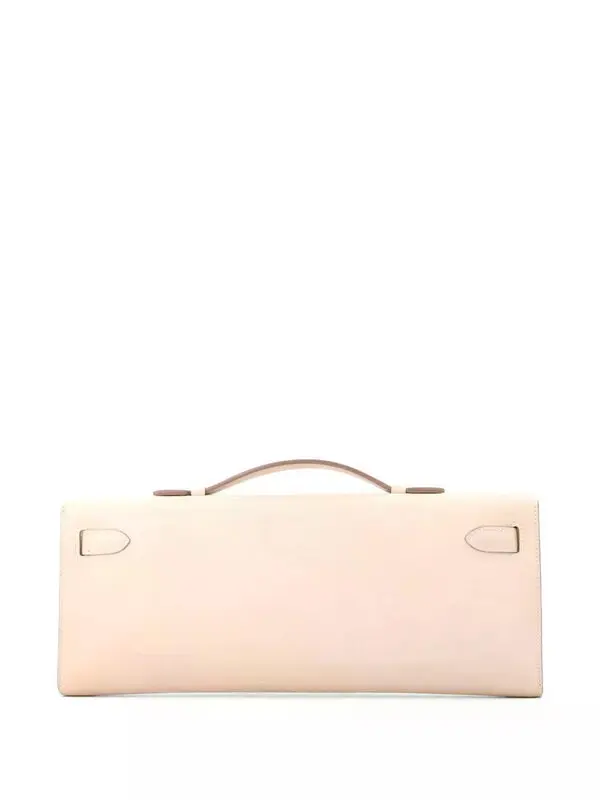 Hermès Kelly Cut Pochette Swift Clutch Bag - Neutrals