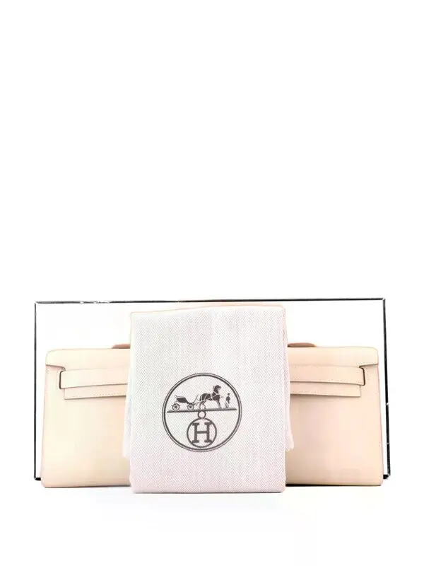 Hermès Kelly Cut Pochette Swift Clutch Bag - Neutrals