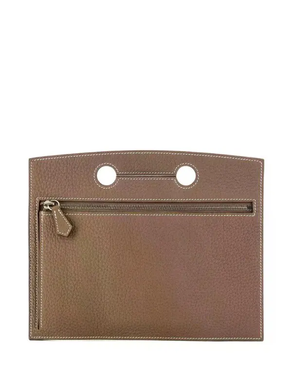 Hermès Backpocket Togo 20 Pouch - Grey