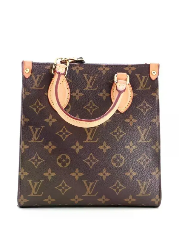 LOUIS VUITTON Sac Plat Nm Monogram Canvas Bb Tote Bag