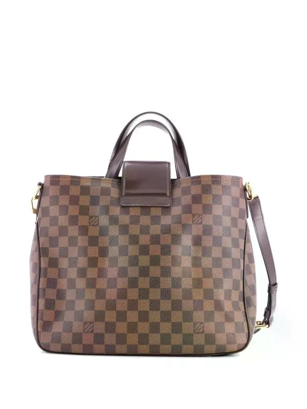 LOUIS VUITTON Damier Cabas Rosebery Tote Bag - Brown
