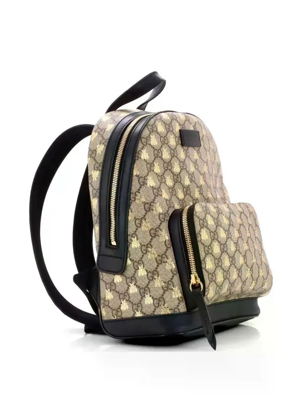 Gucci Printed Gg Coated Canvas Small Backpack