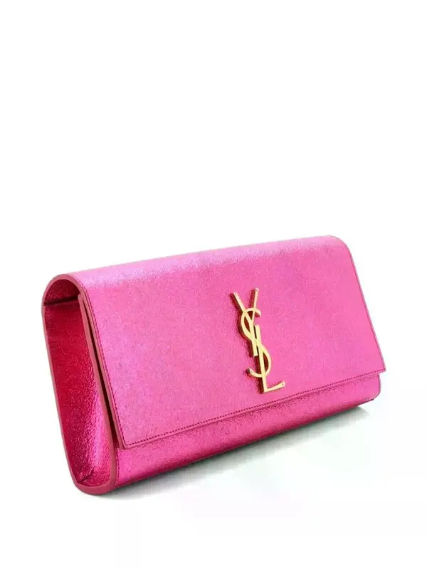 Saint Laurent Classic Monogram Calfskin Long Clutch Bag