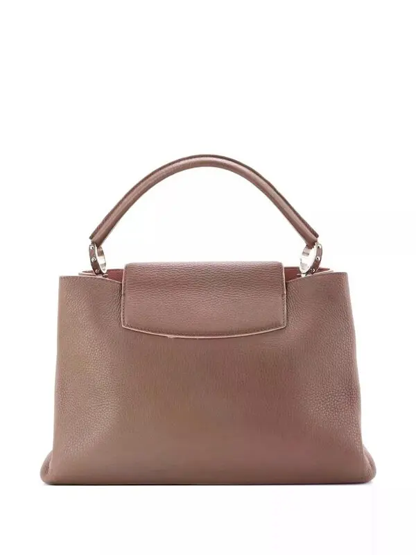 LOUIS VUITTON Capucines Leather Mm Satchel