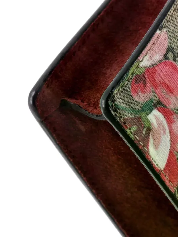 Gucci Dionysus Blooms Print Gg Coated Canvas Super Mini Crossbody Bag - Brown