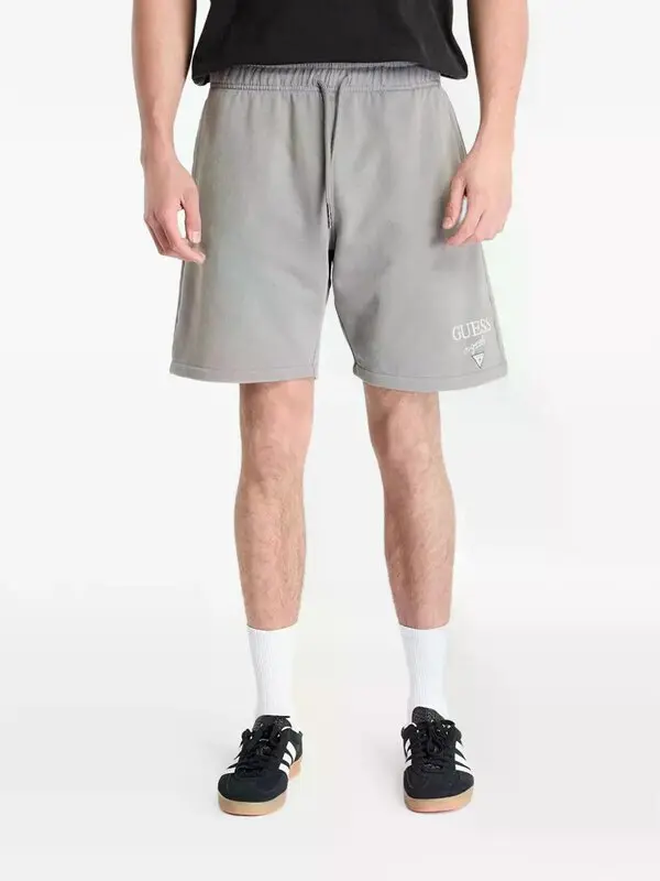 Guess Logo-print Drawstring Track Shorts