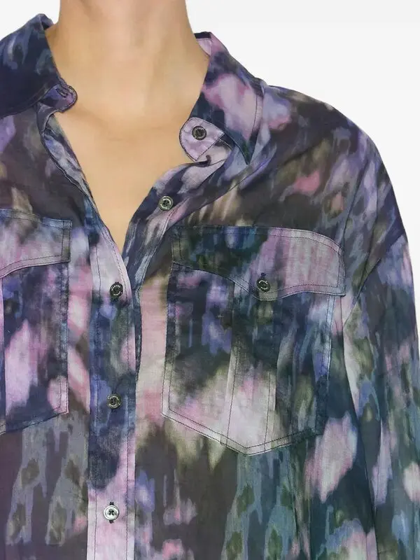 MARANT ETOILE Eliane Printed Shirt Dress