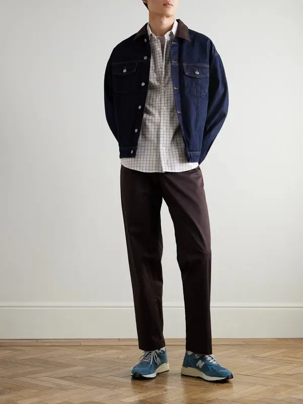 Nn07 Quinsy 50070 Checked Organic Cotton-poplin Shirt