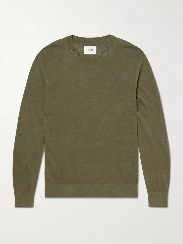 Nn07 Linen Crew Neck Sweater