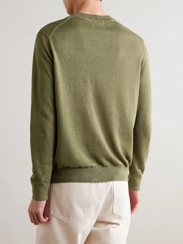 Nn07 Linen Crew Neck Sweater