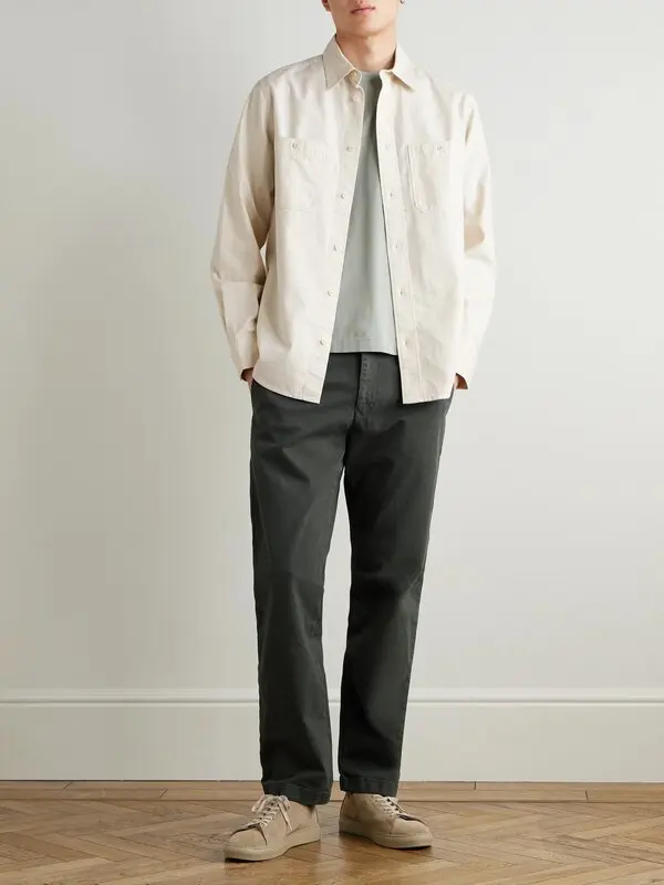 Nn07 Colby 50065 Organic Cotton And Hemp-blend Shirt