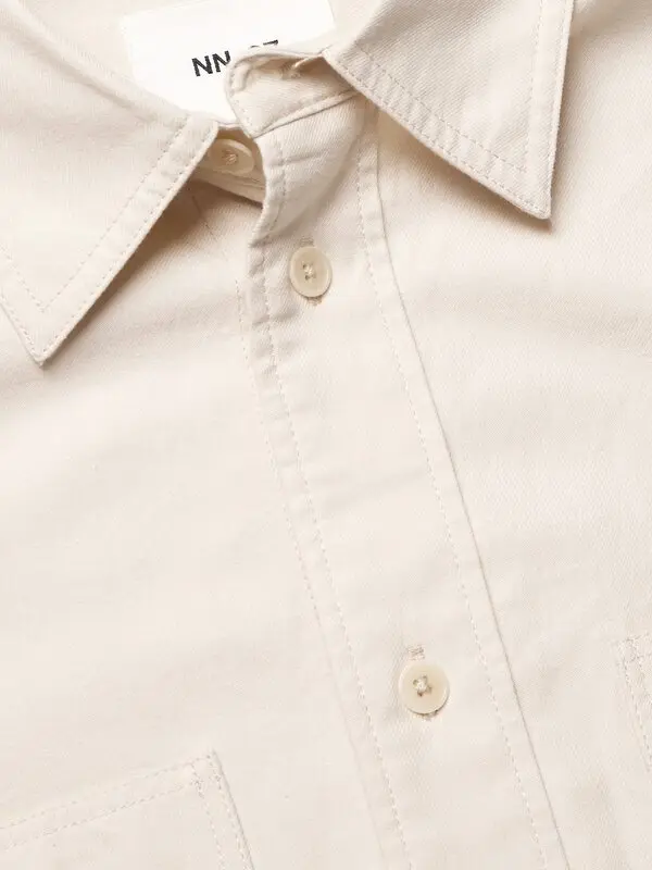 Nn07 Colby 50065 Organic Cotton And Hemp-blend Shirt