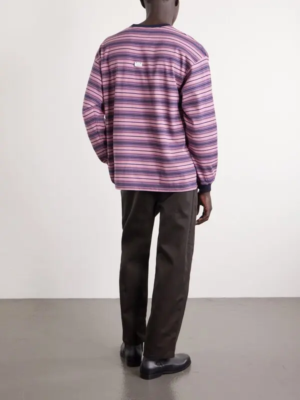 WTAPS Straight-leg Pleated Twill Trousers - Brown