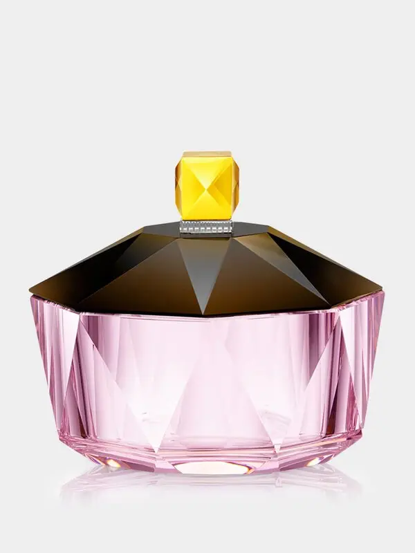 REFLECTIONS COPENHAGEN New Haven Basin Rose Crystal Lidded Jar - Cream