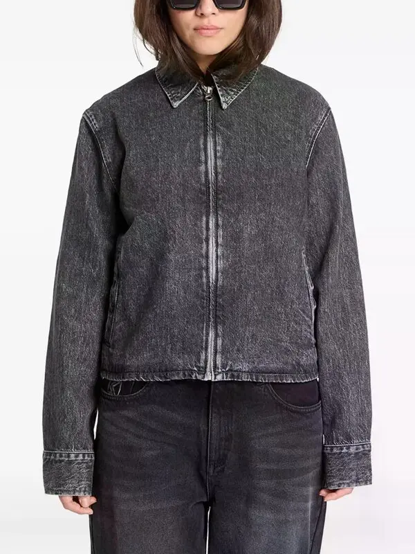 SAMSOE SAMSOE Sanarinna Acid Wash Denim Jacket