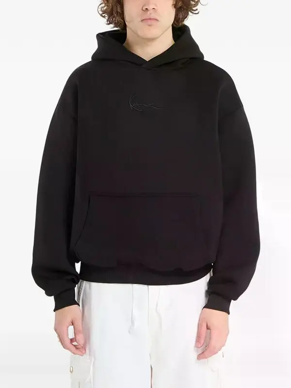 KARL KANI Scuba Os Logo-embroidered Hoodie
