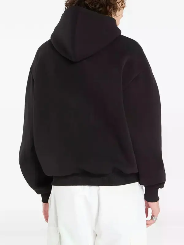 KARL KANI Scuba Os Logo-embroidered Hoodie