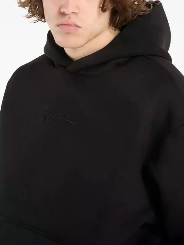 KARL KANI Scuba Os Logo-embroidered Hoodie
