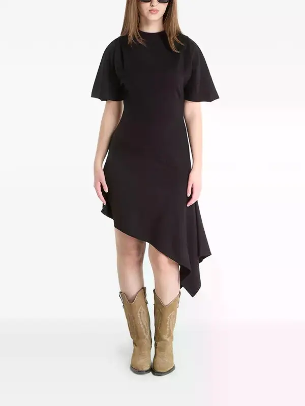 ALLSAINTS Rosa Mini Dress With Asymmetric Hem