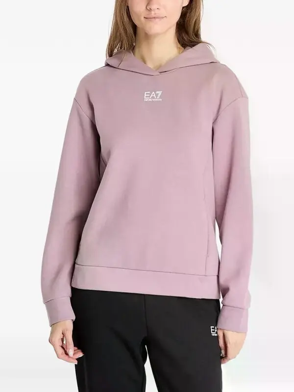 EA7 Logo-print Hoodie