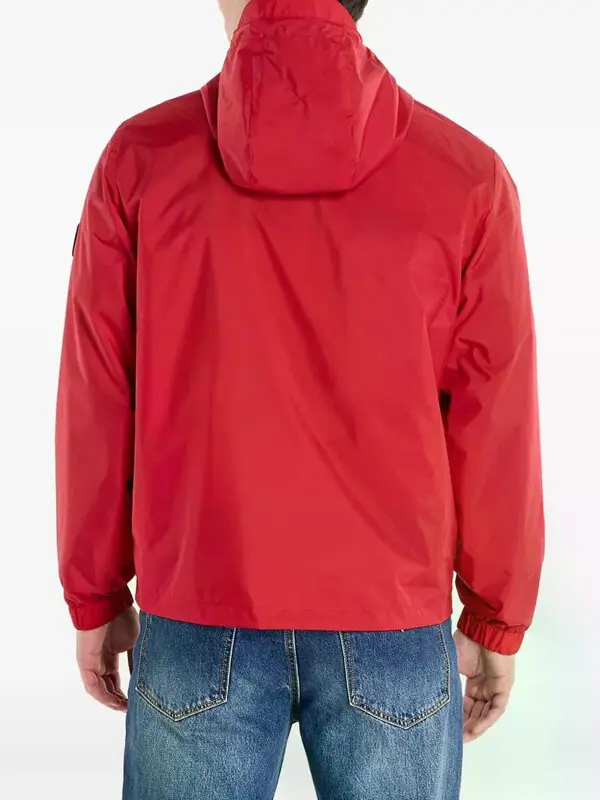 Tommy Hilfiger Reversible Hooded Jacket With Color-block Panel