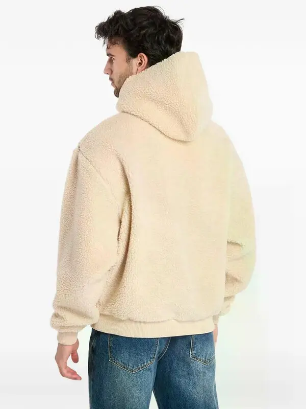 KARL KANI Teddy Hoodie - Neutrals