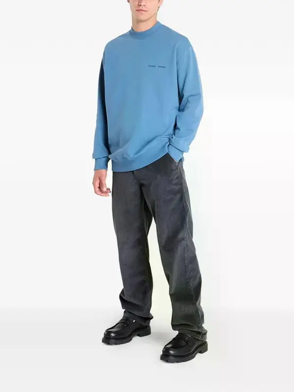 SAMSOE SAMSOE Logo Print Crewneck Sweatshirt