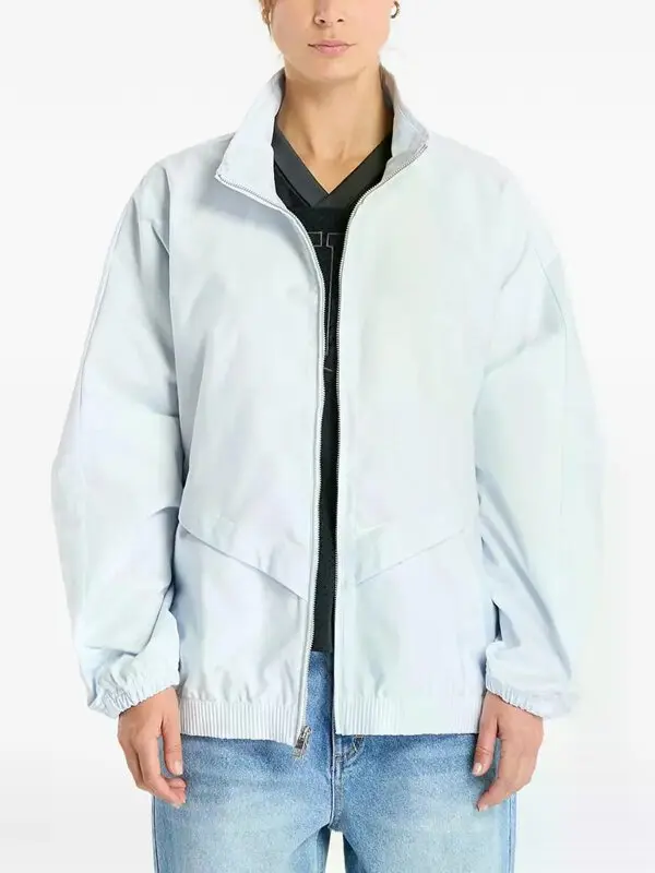 Nike Swoosh Logo Zip-fastening Jacket - Blue