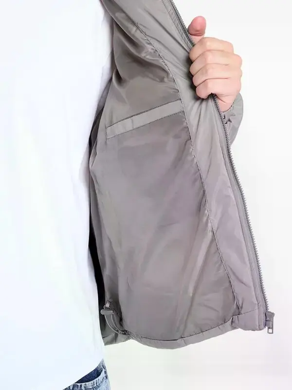 URBAN CLASSICS Cropped Puffer Jacket With High Neck
