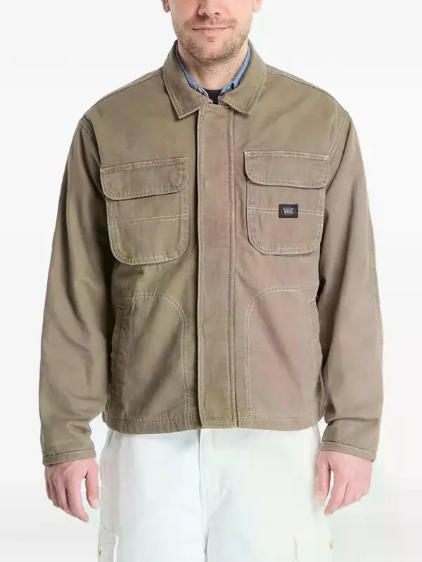 VANS Textured Canvas Chore Jacket - Neutrals