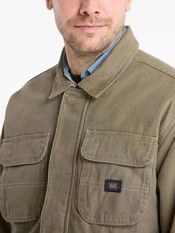 VANS Textured Canvas Chore Jacket - Neutrals