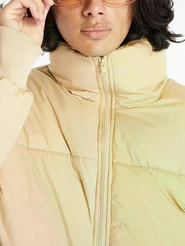 URBAN CLASSICS Zip-up Padded Jacket With Ribbed Cuffs