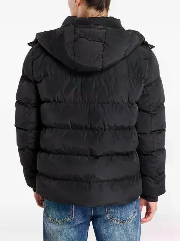 URBAN CLASSICS Logo Patch Padded Jacket