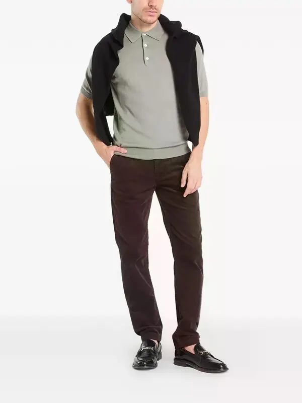 Tommy Hilfiger Denton Corduroy Straight Leg Trousers - Brown